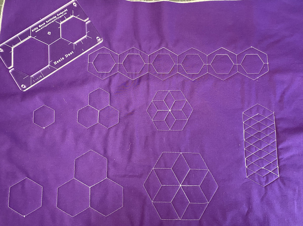 Hexie Duet – Silly Moon Quilting Company